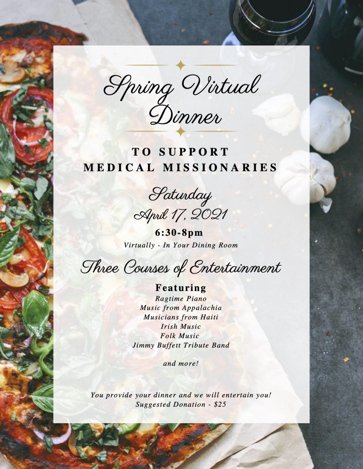 Medical Missionaries Spring Virtual Dinner - Medical Missionaries